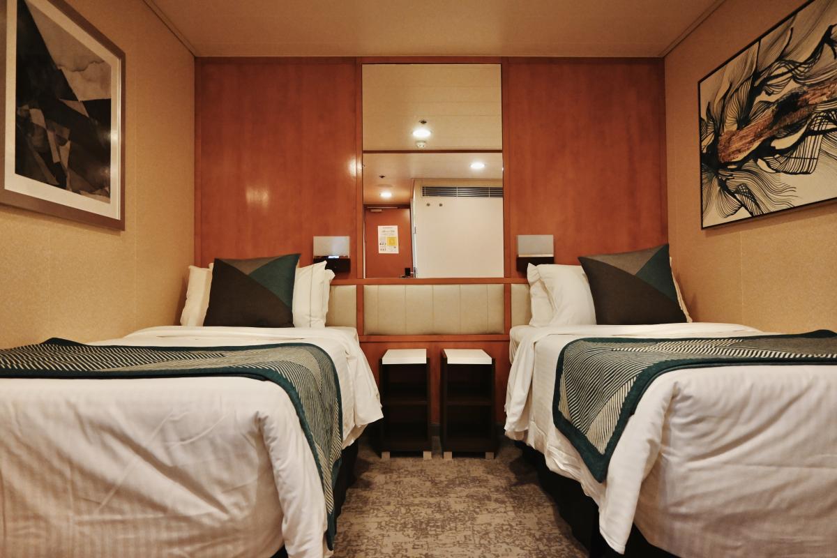 I tried the cheapest Norwegian Cruise Line cabin I could find and here ...