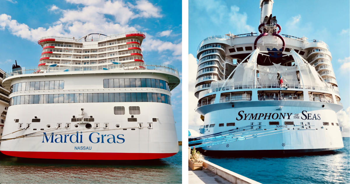 Comparing Carnivals Excel Class And Royal Caribbeans Oasis Class