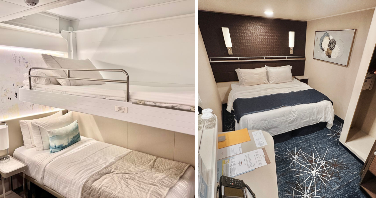 How does a standard interior stateroom on Norwegian compare to a family ...