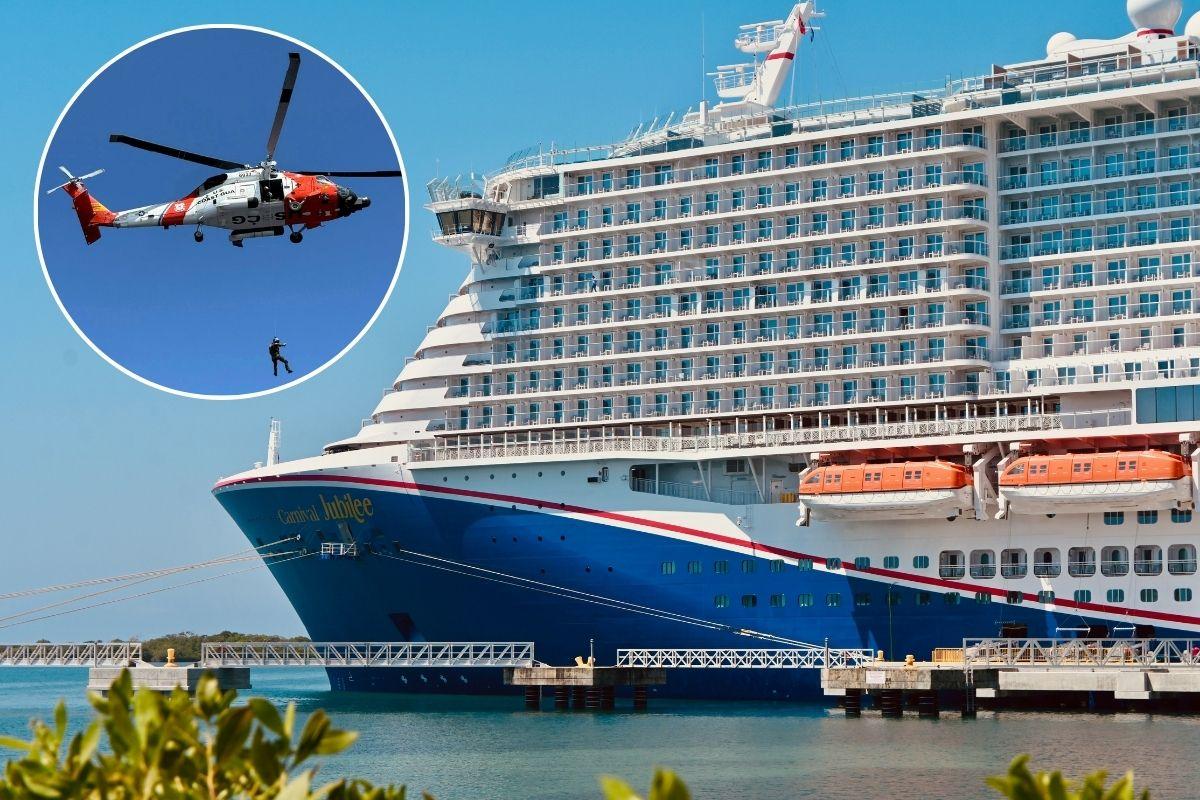 Photos: US Coast Guard rescues sick passenger from Carnival cruise ship ...