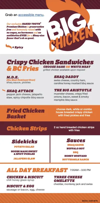 Carnival Menus 2026