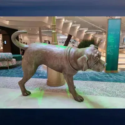There’s a dog that lives on the biggest cruise ship in the world and it ...