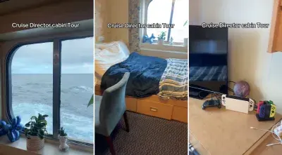 Tour of Cruise Director's Massive Cabin Is Different From Tiny Crew ...