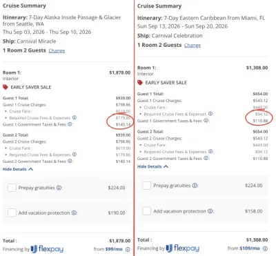 How much are port fees on a cruise (2026)? | Cruise.Blog